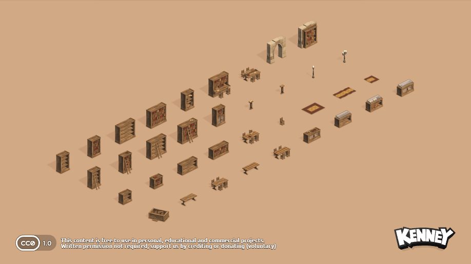Kenney • Isometric Miniature Library
