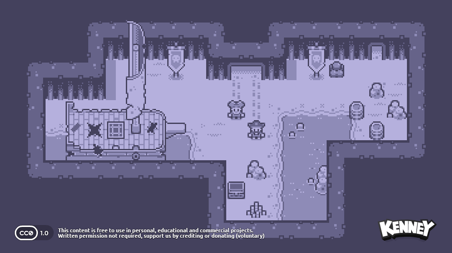 Monochrome Pirates · Kenney