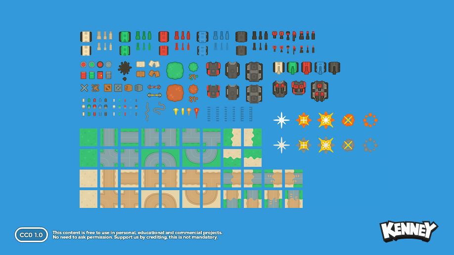 Top-down Tanks Redux · Kenney
